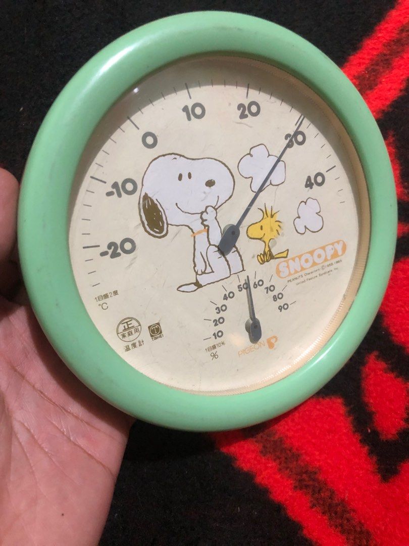 Vintage snoopy wall thermometer, Hobbies & Toys, Memorabilia ...