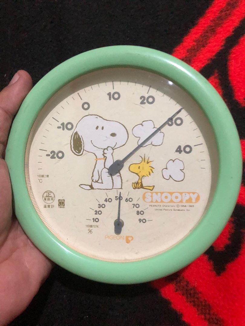 Vintage snoopy wall thermometer, Hobbies & Toys, Memorabilia ...