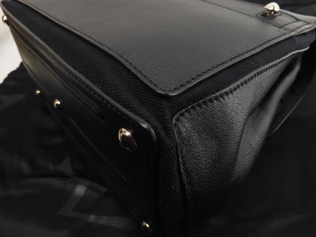 Vintage YSL Mini Muse Two Top Handle Bag in Black Grained Calfskin ...