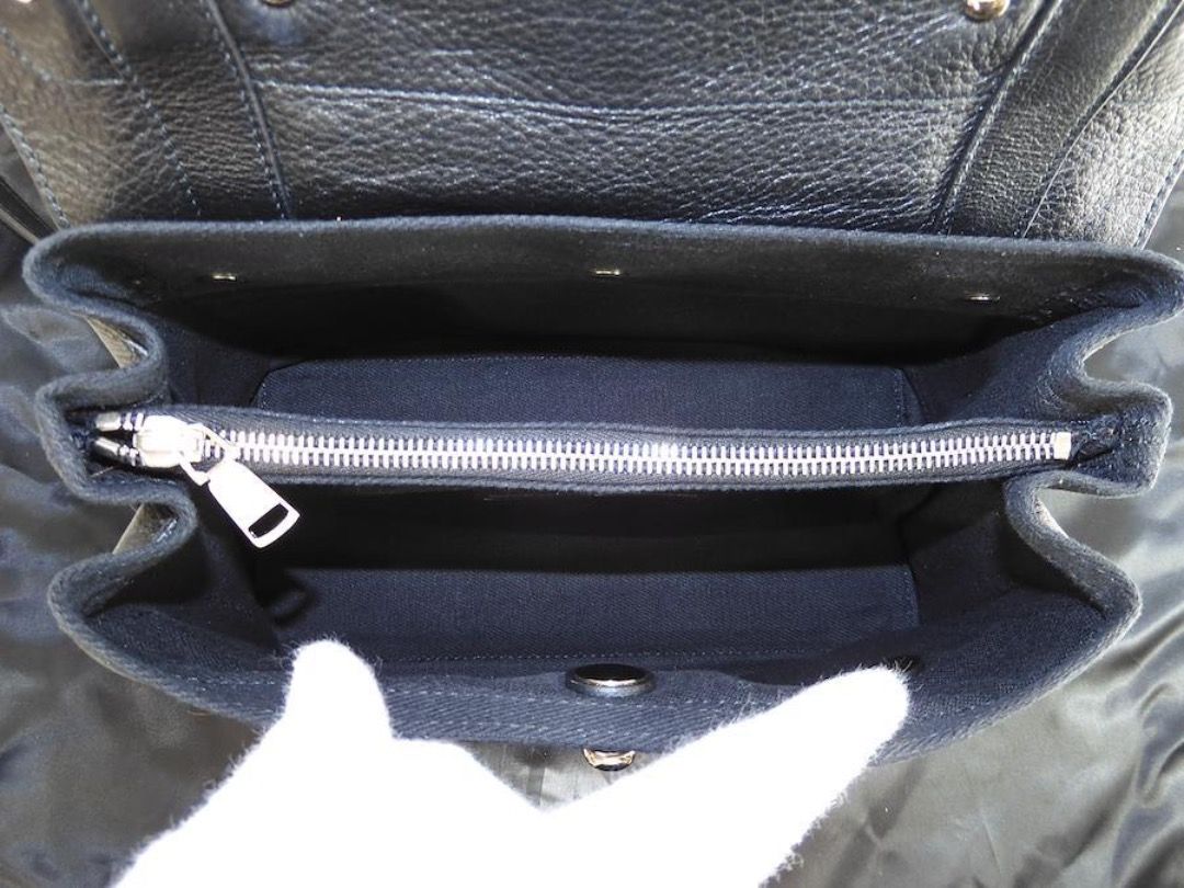 Vintage YSL Mini Muse Two Top Handle Bag in Black Grained Calfskin ...