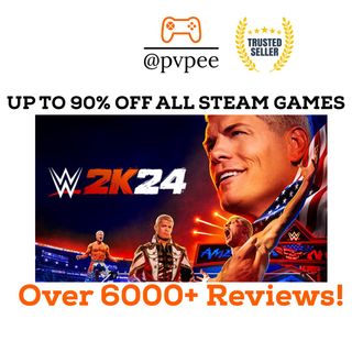 WWE 2K24 [Steam Games], Video Gaming, Video Games, Others on Carousell