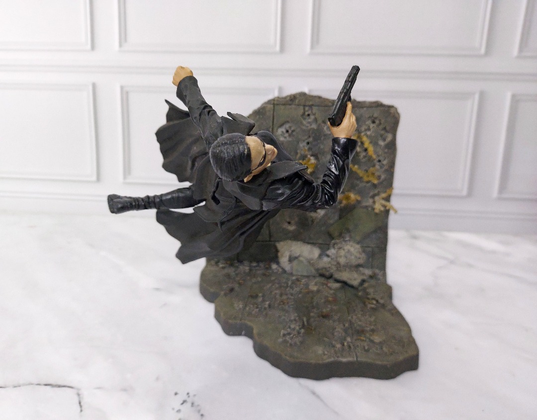 2003 McFarlane THE MATRIX Series 1 Trinity Lobby Shootout Scene Figures ...