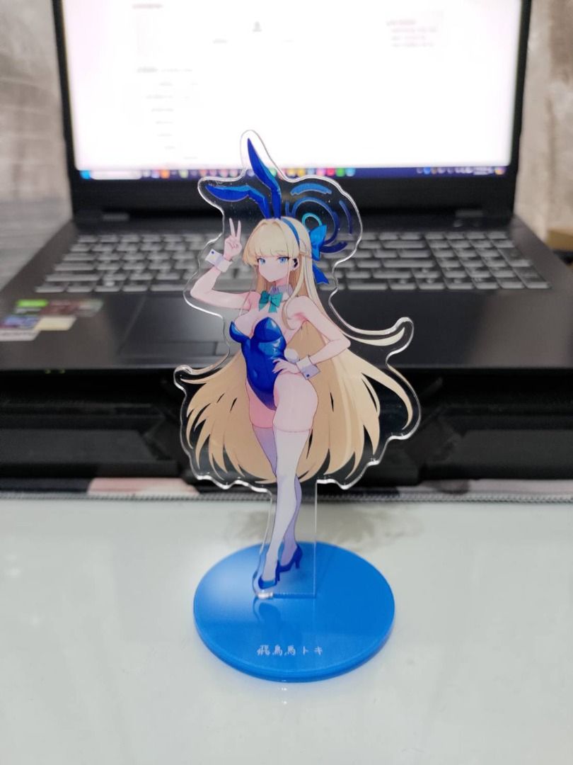 二手 FF41 蔚藍檔案 bluearchive Howu好油聚集地 兔女郎 飛鳥馬時 季 壓克力 立牌, 書籍、休閒與玩具, 玩具、公仔、桌遊在旋轉拍賣