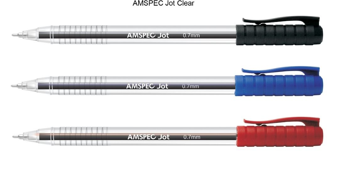 AMSPEC Jot Clear Ballpen | School Supplies | Office Supplies, Hobbies ...