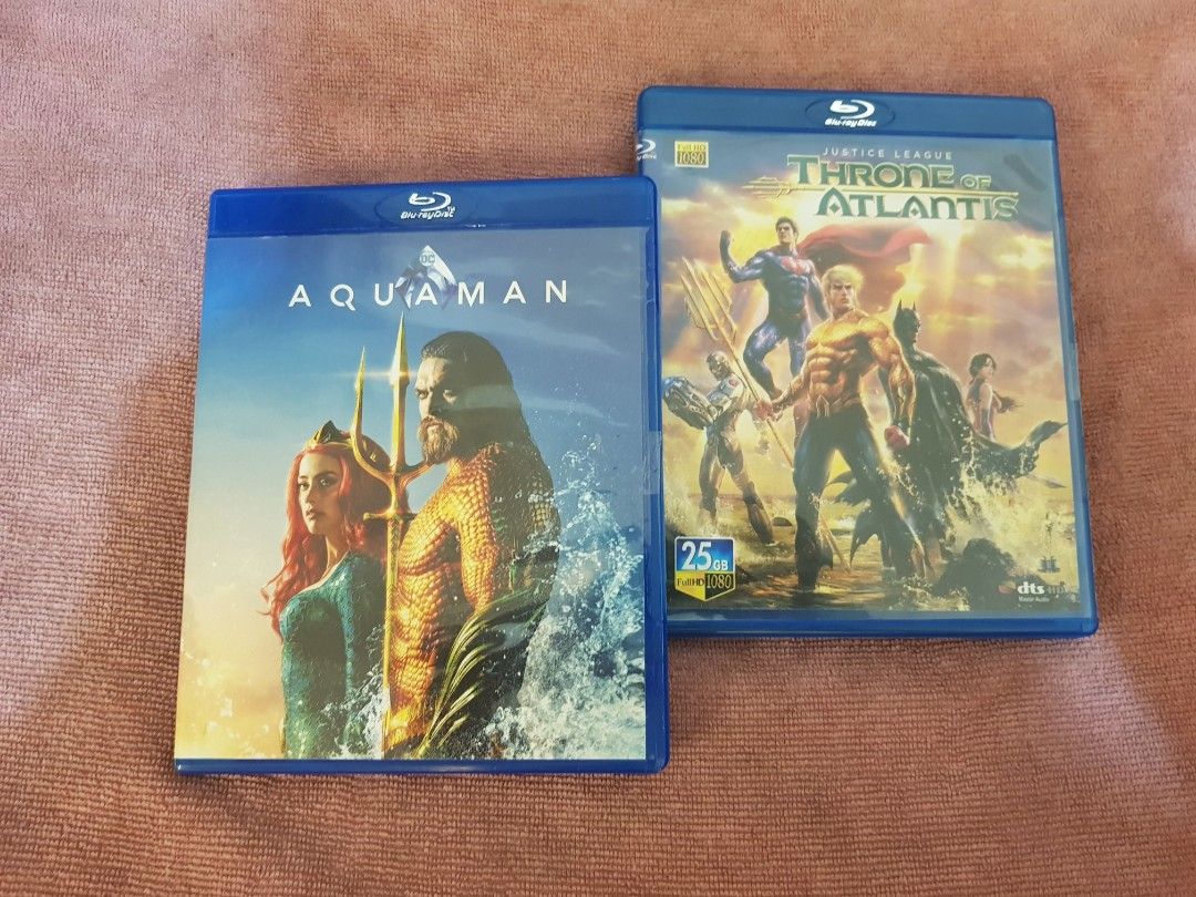 Aquaman And Aquaman: Throne Of Atlantis Films First Editions Blu Ray ...