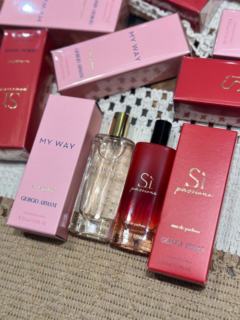 Armani my way or si perfume 15ml, Beauty & Personal Care, Fragrance ...