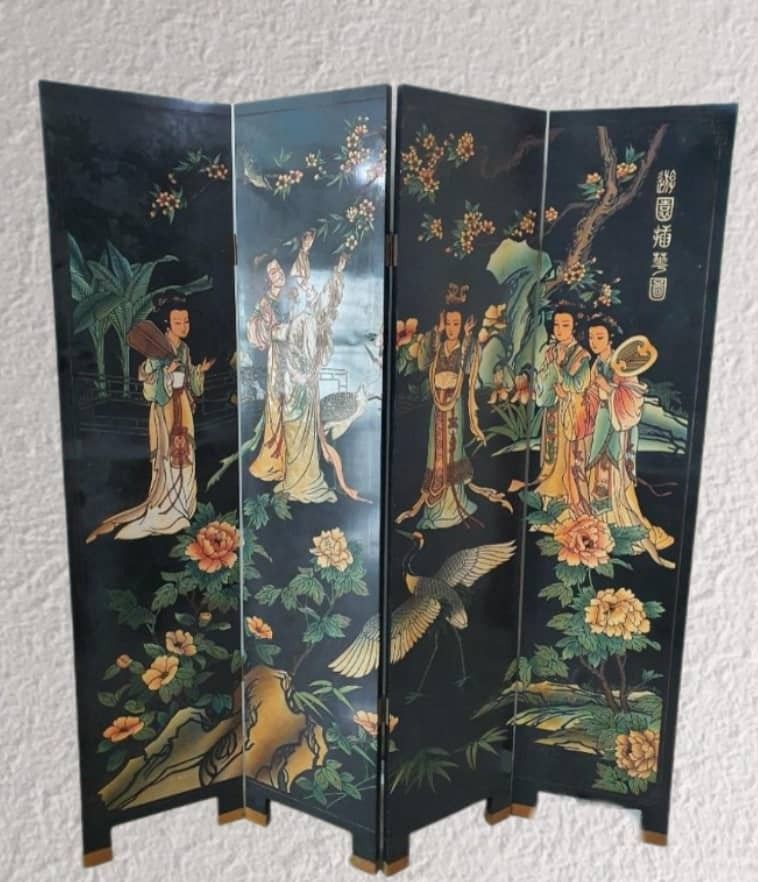 Asian Art : Chinese Screen Deco / 屏风, Hobbies & Toys, Collectibles ...