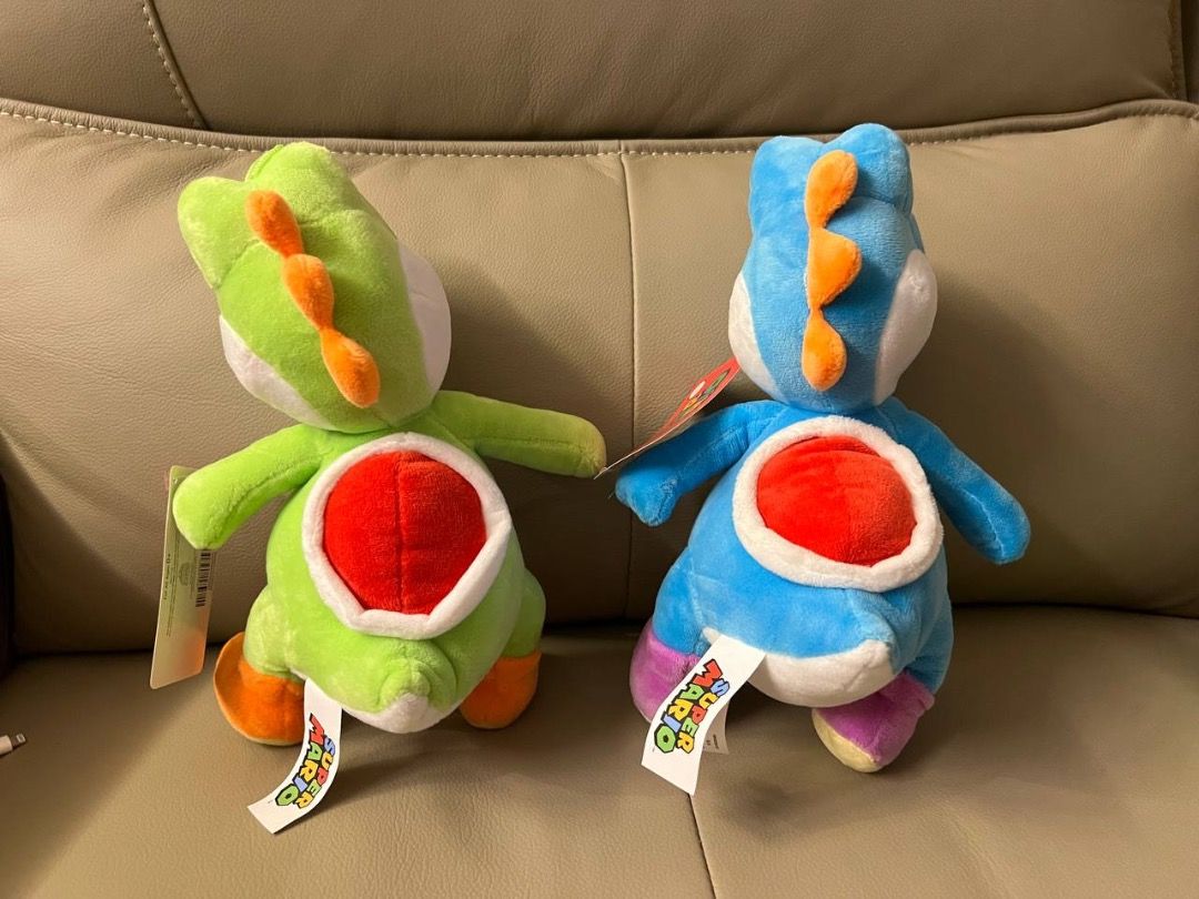Authentic Super Mario License soft toy plush plushie Lugi / Yoshi Dino ...
