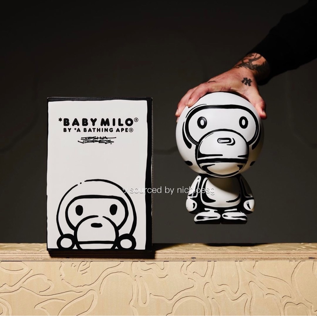 BAPE X JOSHUA VIDES BABY MILO FIGURE, Hobbies & Toys, Toys & Games on Carousell