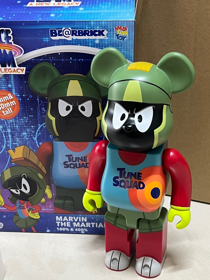 Bearbrick Marvin the Martian, Hobbies & Toys, Toys & Games on Carousell