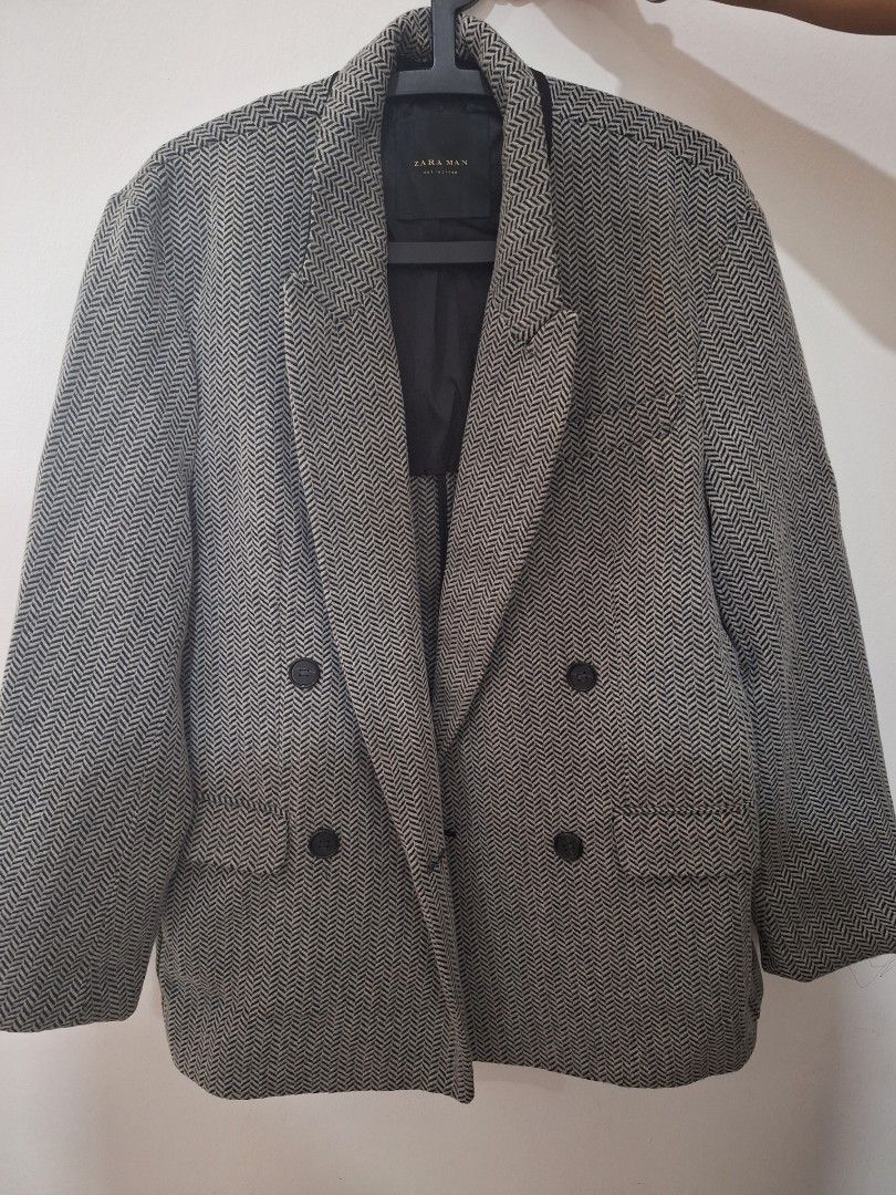 Blazzer / coat- zara, Men's Fashion, Coats, Jackets and Outerwear on ...