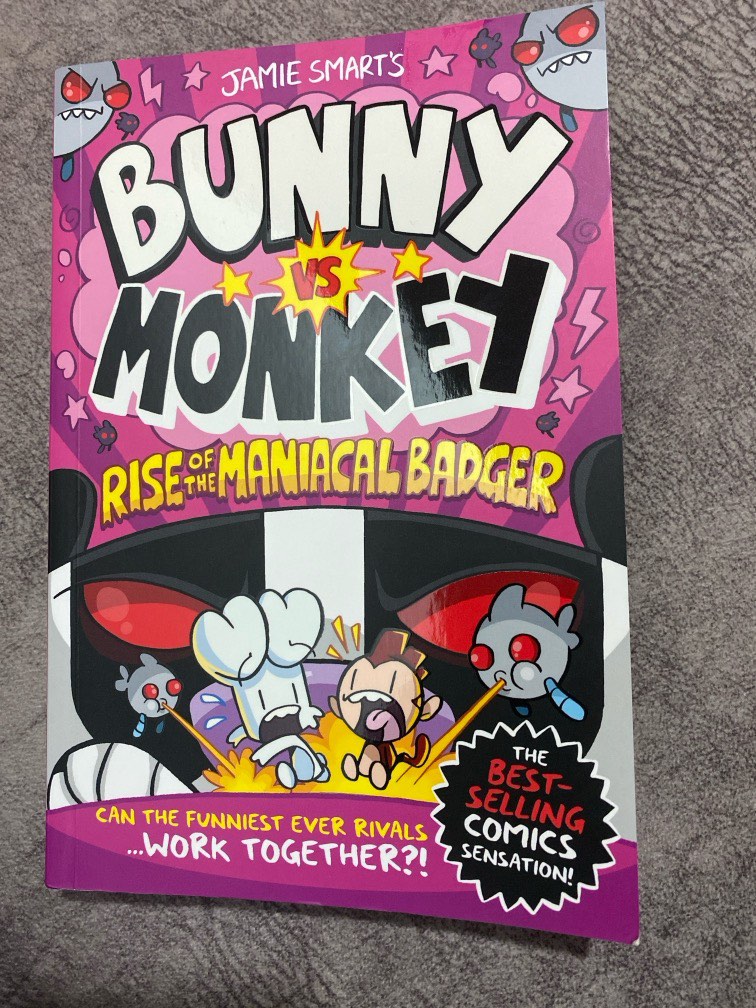 Bunny Vs Monkey (Rise of the maniacal badger) Comicbook, Hobbies & Toys ...