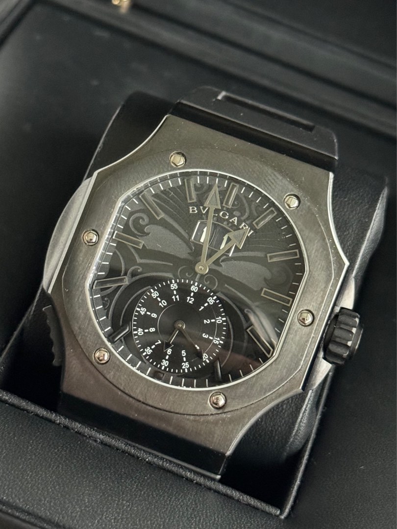 Bvlgari All Black Endurer Chronosprint Daniel Roth BRE56SBCHS/AB ...