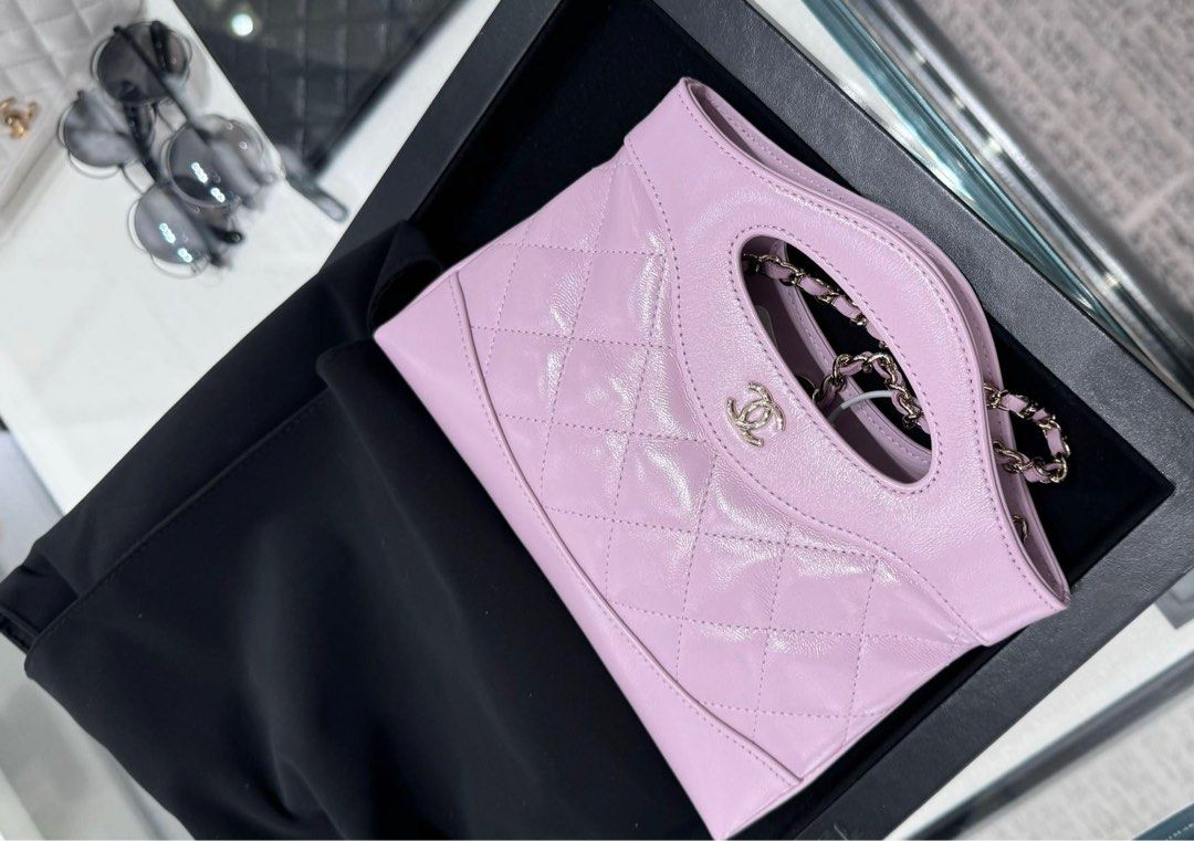 Chanel 31 24S Nano Pink 櫻花粉 絕美, 名牌, 手袋及銀包 - Carousell