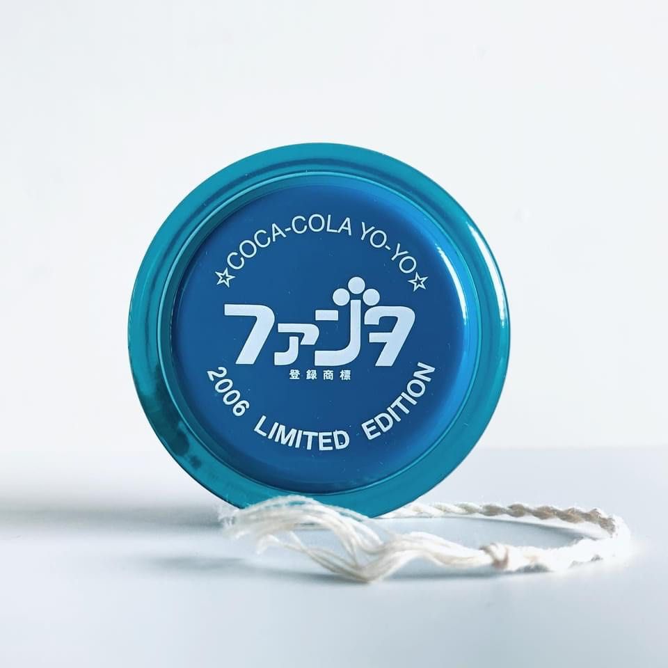 コカコーラ｜Coca-Cola FANTA YO-YO ファンタ ヨーヨー 日本可口可樂限定 芬達 溜溜球 復刻80年代 ① 藍色透明 ...