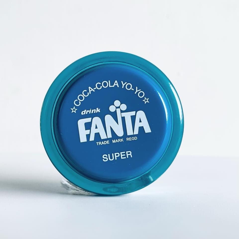コカコーラ｜Coca-Cola FANTA YO-YO ファンタ ヨーヨー 日本可口可樂限定 芬達 溜溜球 復刻80年代 ① 藍色透明 ...