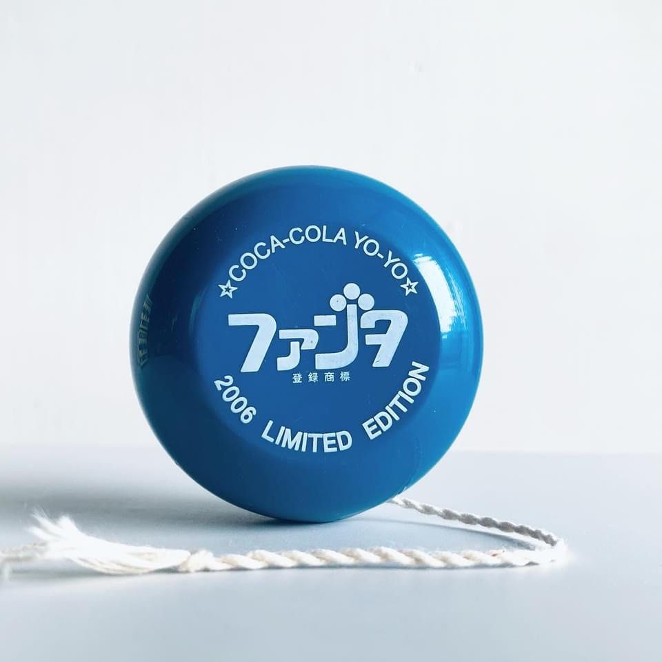 コカコーラ｜Coca-Cola FANTA YO-YO ファンタ ヨーヨー 日本可口可樂限定 芬達 溜溜球 復刻80年代 ① 藍色透明 ...