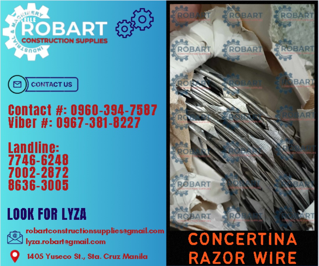 Concertina Razor Wire, Commercial & Industrial, Construction Tools ...