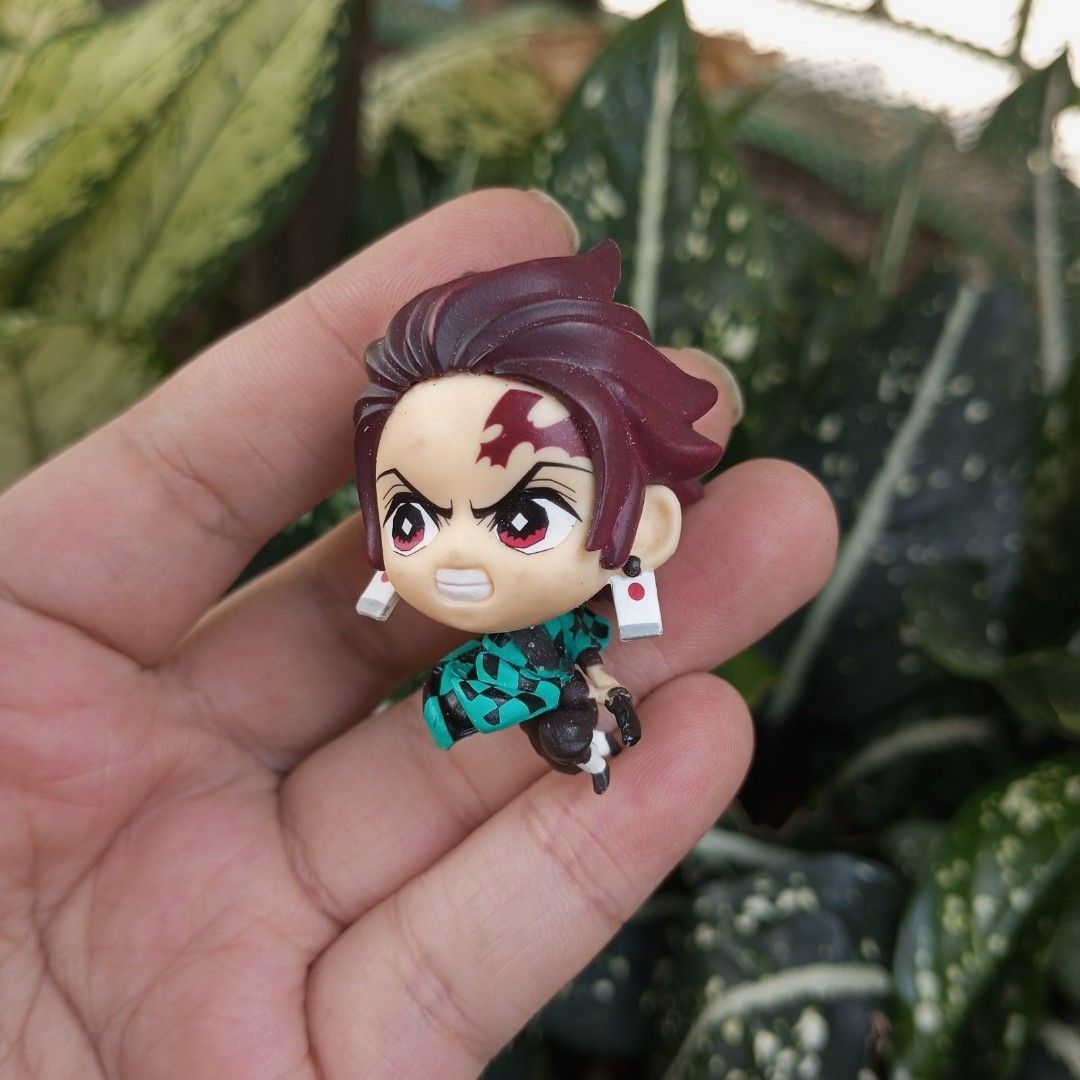 DEMON SLAYER Kimetsu no Yaiba Tanjiro Kamado Angry Face Mini Figure ...