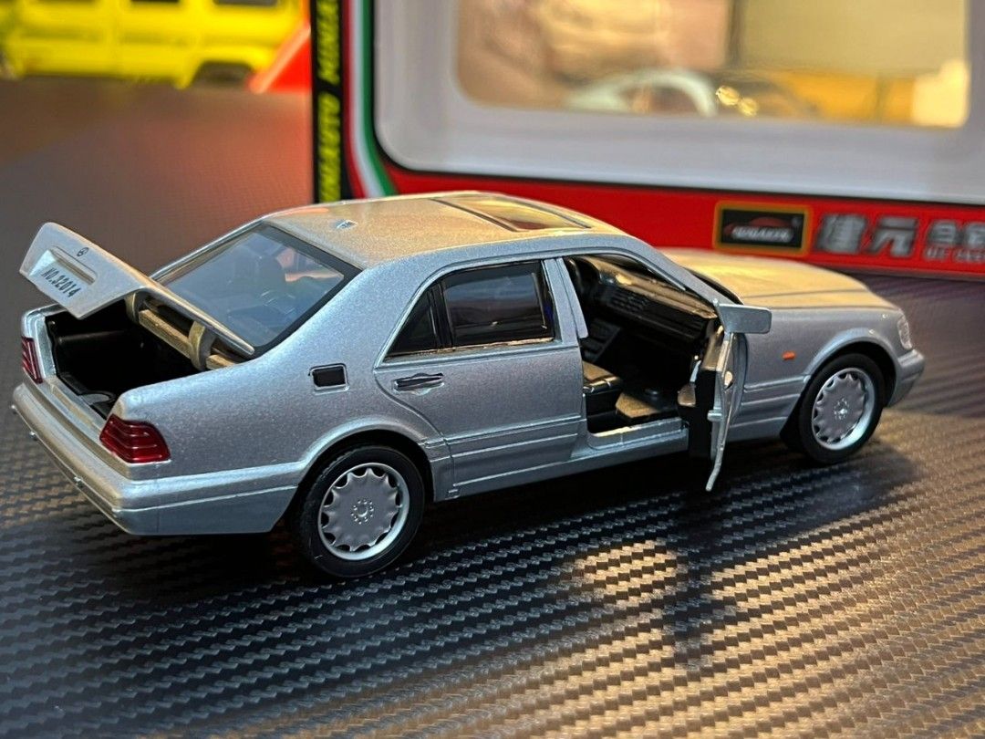 Diecast Model 1:32 Scale Klasik Mercedes Benz W140 Model With Light Can ...