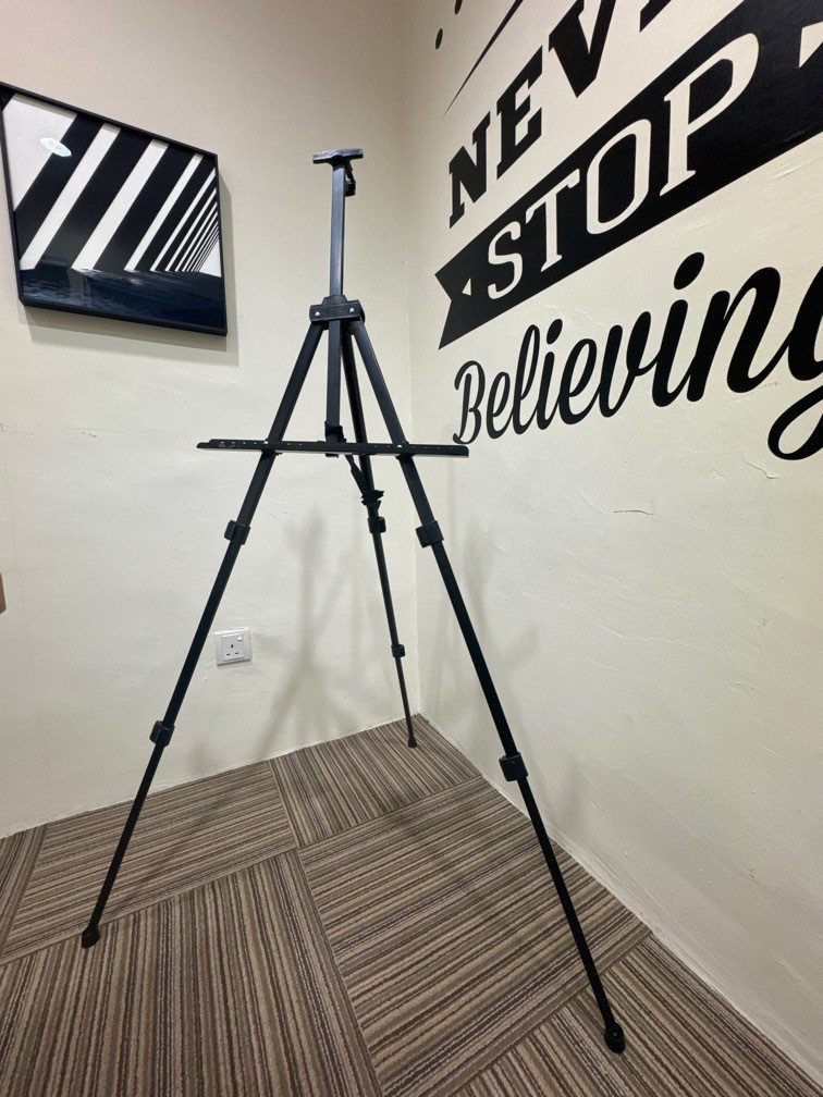 Easel Tripod Display Stand Poster Picture Holder Folding Light ...