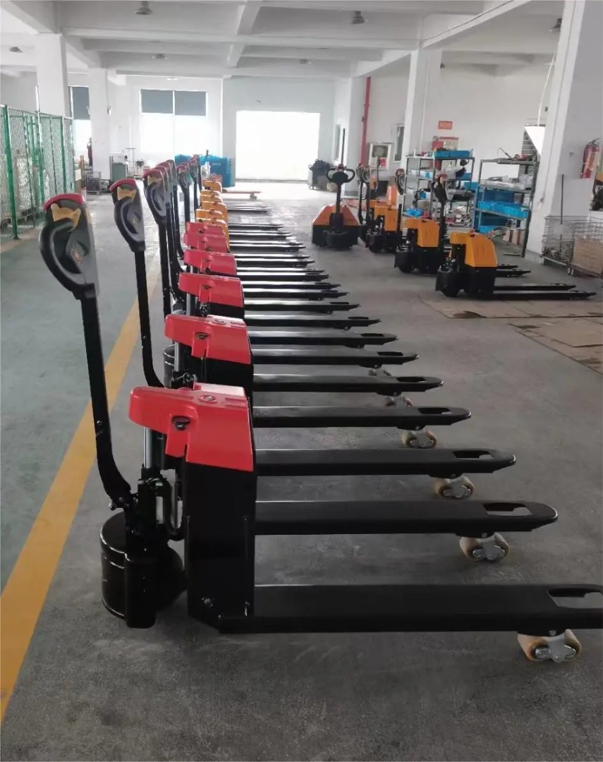 electric stackers pallet stacker walking type electric stacking truck ...