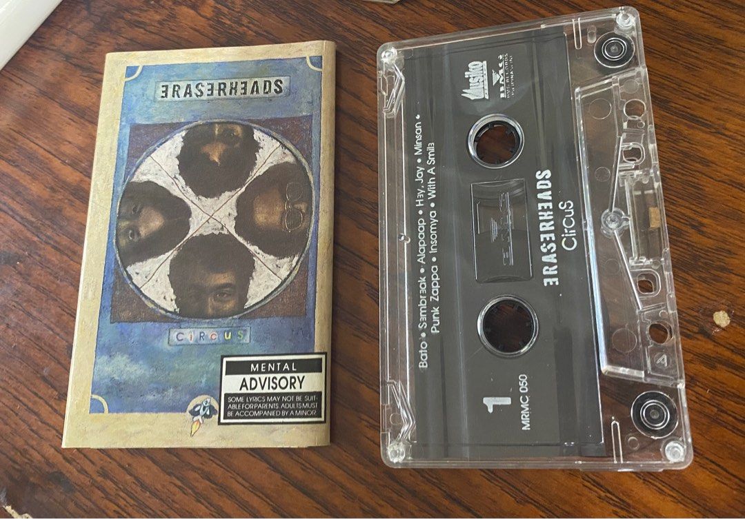 Eraserheads CIRCUS - OPM Original Pinoy Music Album Cassette Tape ...