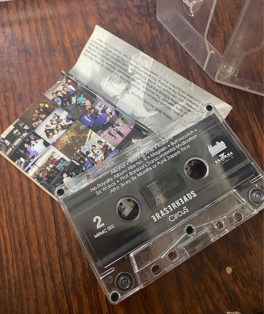 Eraserheads CIRCUS - OPM Original Pinoy Music Album Cassette Tape ...