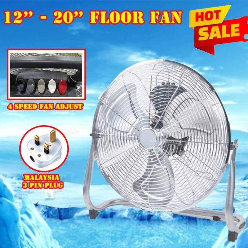 FREE POS. INDUSTRIAL FLOOR FAN, Furniture & Home Living, Lighting ...
