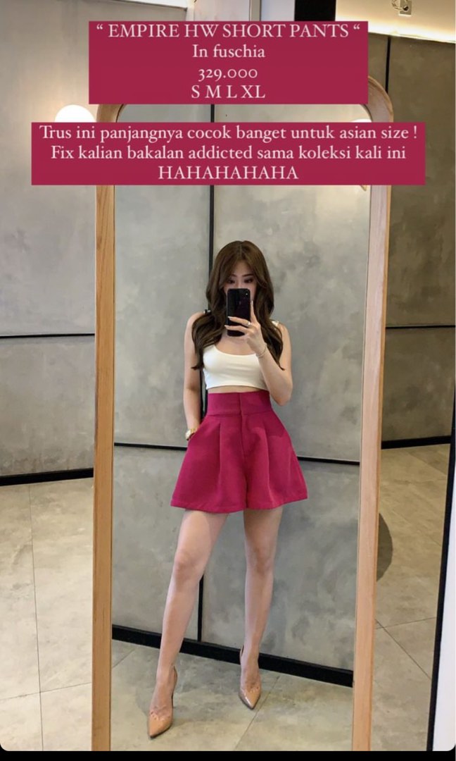 Goulding - EMPIRE HW short pants - fuschia - S - bukan modelano byeol nomi marveile xo atelier ...