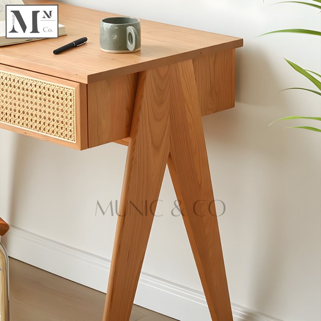 GRIFFIN Japandi Study Table, Furniture & Home Living, Furniture, Tables ...