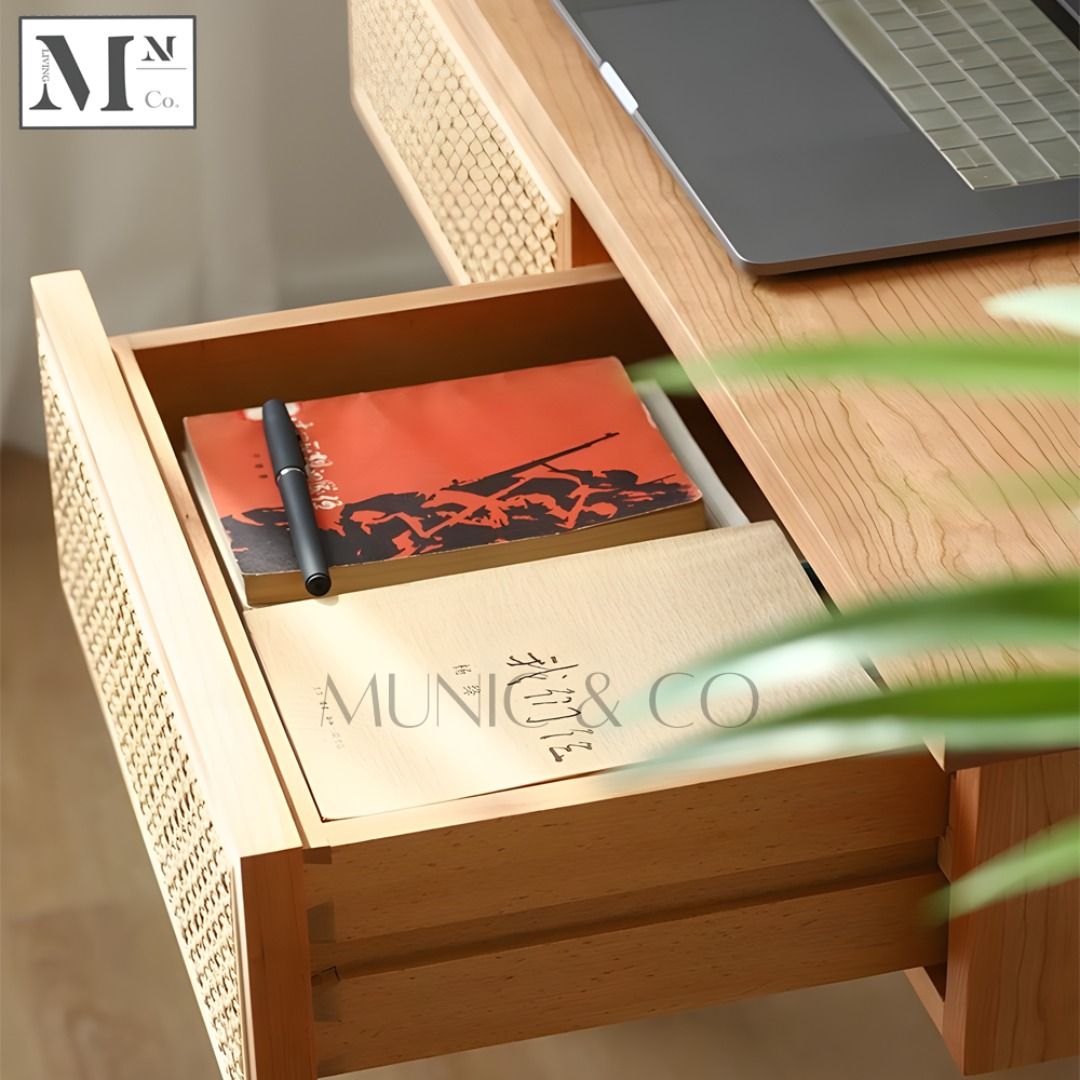 GRIFFIN Japandi Study Table, Furniture & Home Living, Furniture, Tables ...