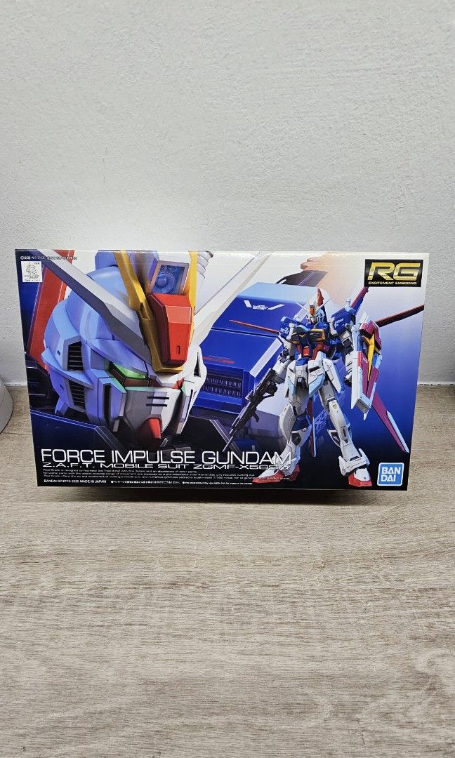 Gundam RG force Impulse Gundam, Hobbies & Toys, Toys & Games on Carousell