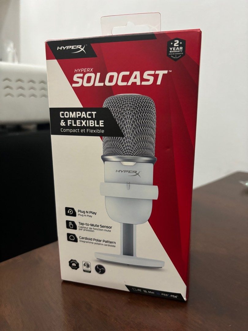 HyperX Solocast Gaming Microphone, Audio, Microphones on Carousell