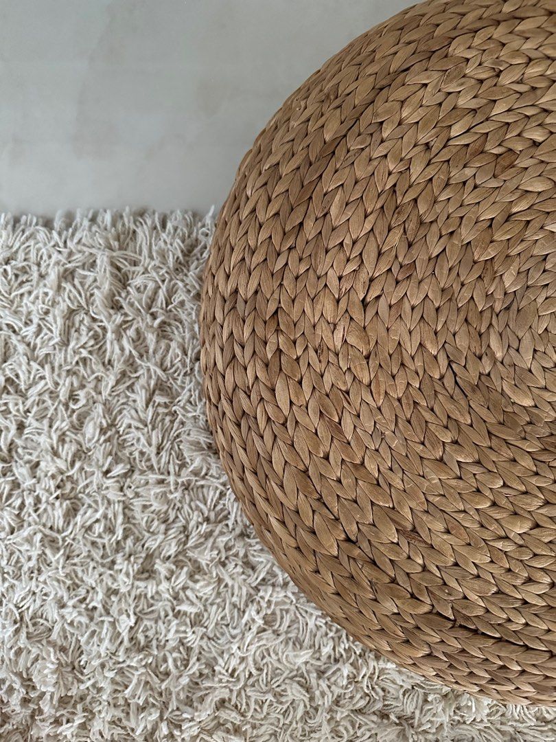 IKEA rattan stool/pouffe, Hobbies & Toys, Stationery & Craft, Handmade ...