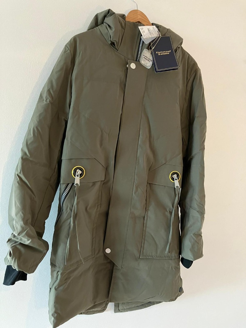 khaki winter jacket / BRAND NEW w receipt, Men's Fashion, Coats ...