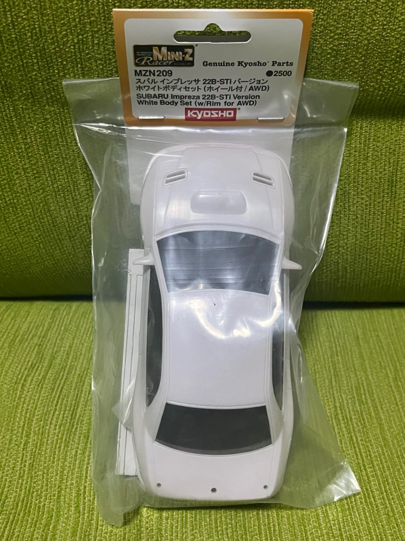 Kyosho Mini Z - Subaru Impreza WRX 22B STi White Unpainted Body set ...