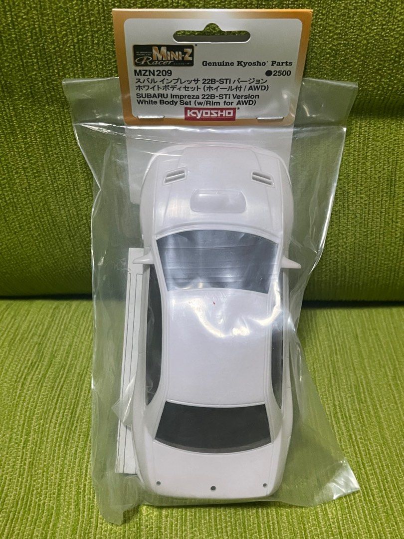 Kyosho Mini Z - Subaru Impreza WRX 22B STi White Unpainted Body set ...