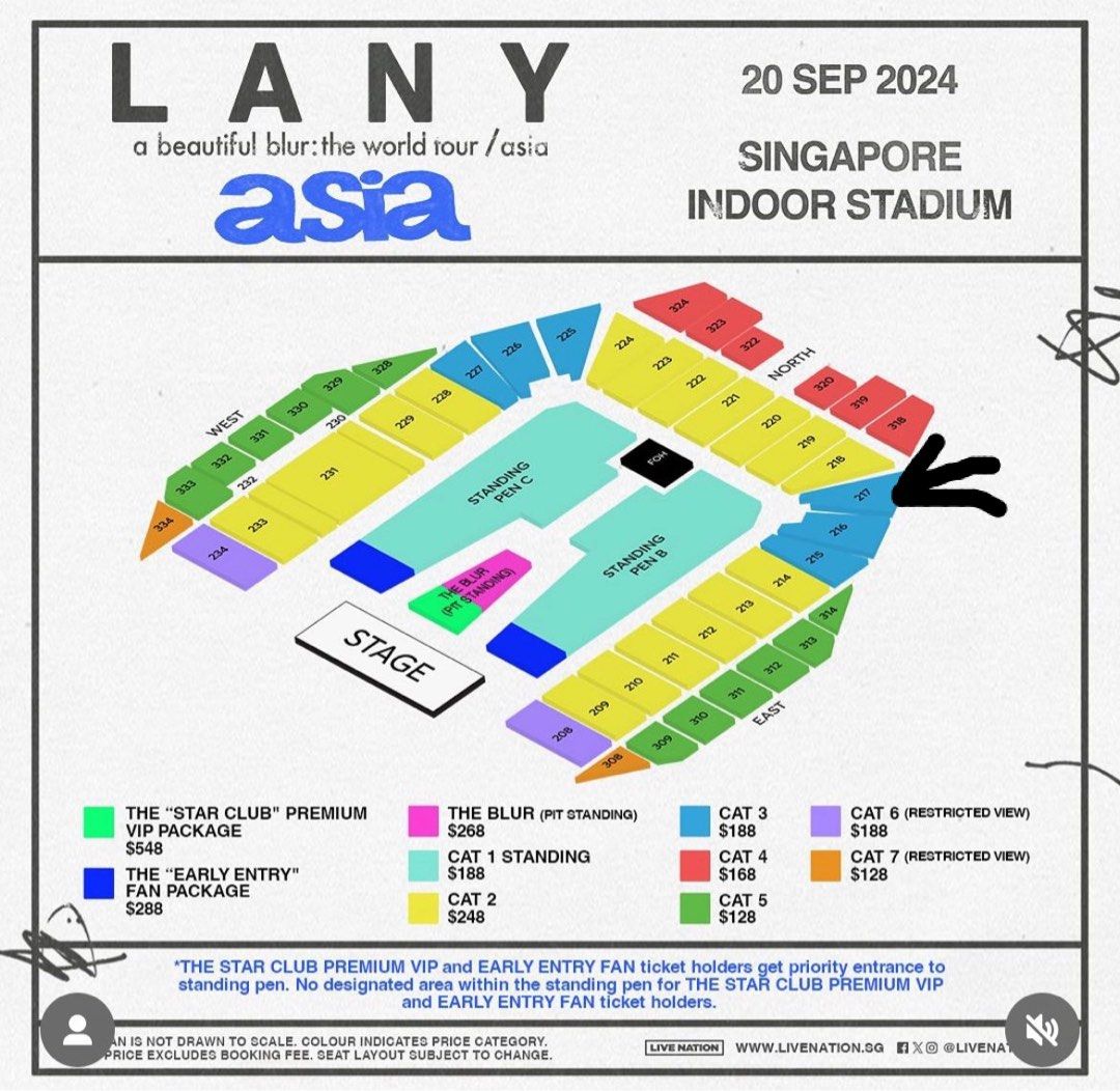 Lany Concert 2024: A beautiful Blur, Tickets & Vouchers, Event Tickets ...