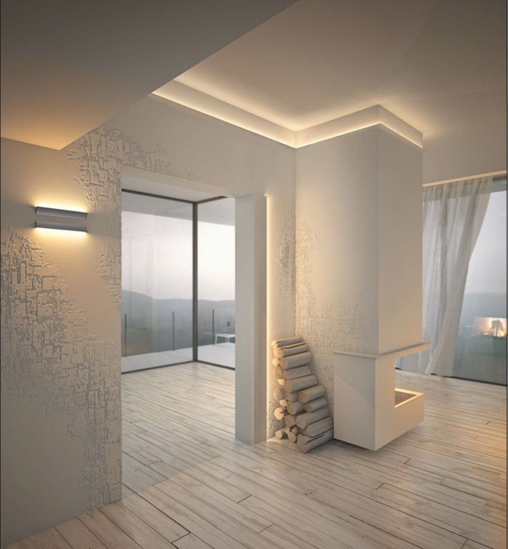 L-Box/ Cove Lighting/ Wall partition, Furniture & Home Living, Home ...