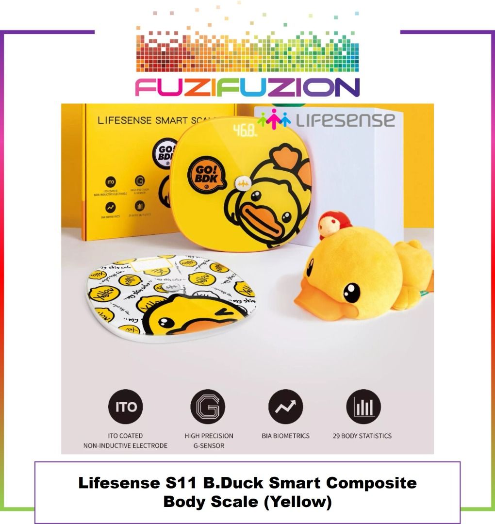Lifesense S11 B.Duck Weighing Scale (ANDROID ONLY, NO BATTERIES ...