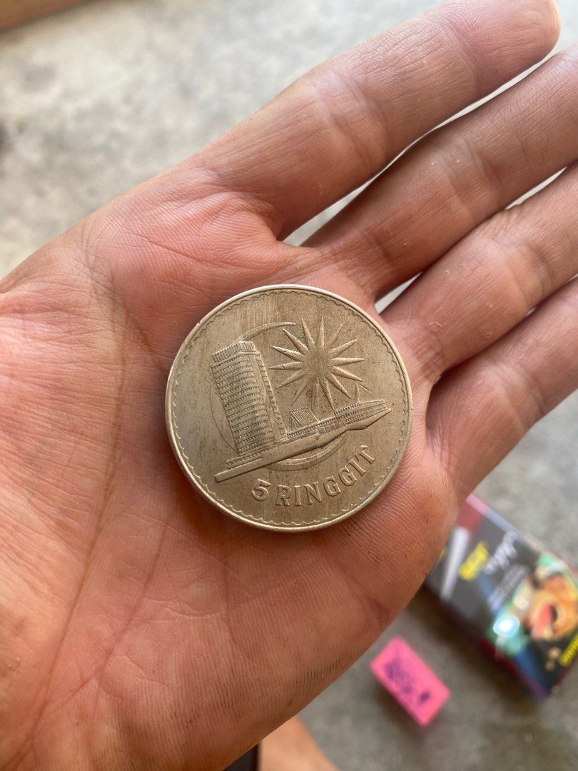 Lima ringgit syiling coin rm5, Hobbies & Toys, Collectibles ...