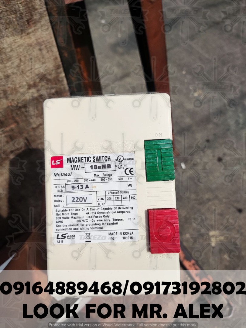 LS MAGNETIC SWITCH, Commercial & Industrial, Construction & Building ...