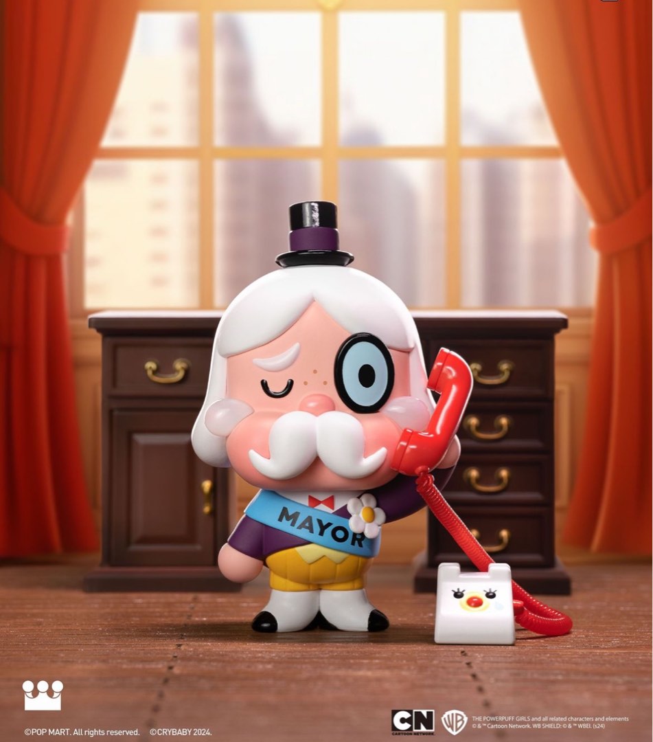 Mayor Powerpuff Girls Crybaby Popmart, Hobbies & Toys, Toys & Games on ...