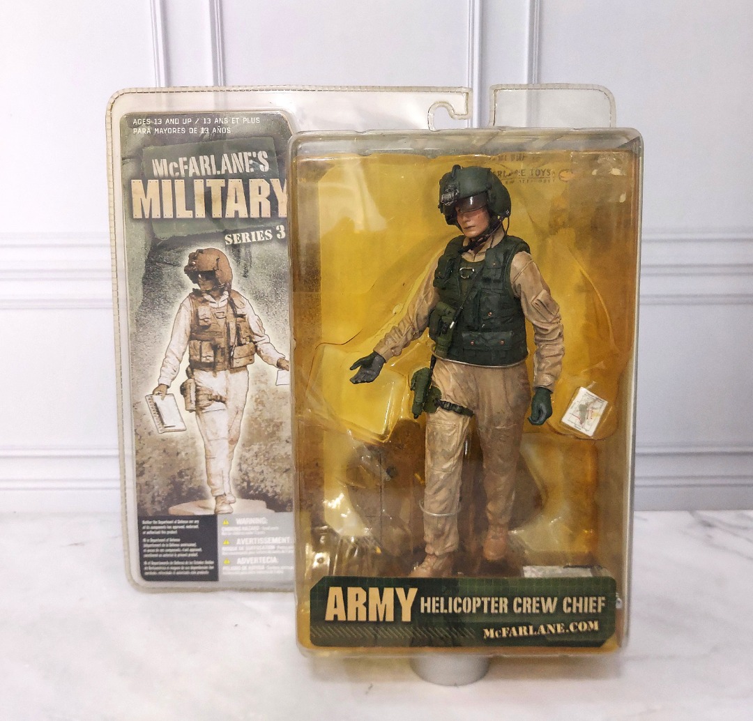 Mcfarlane Military Helicopter Chief Crew Figure Army New moc sealed ...