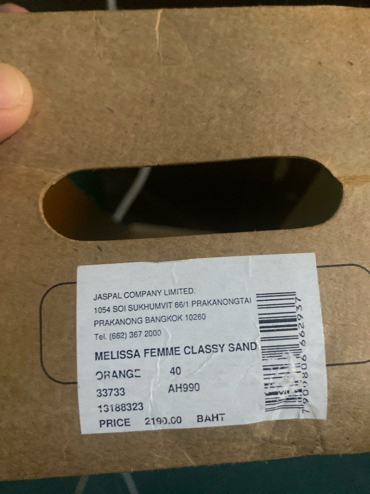 MELISSA FEMME CLASSY SAND ORANGE 40, Fesyen Wanita, Sepatu di Carousell