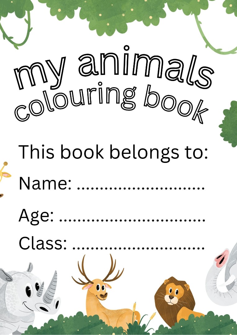 My Animals Colouring Books e-book pdf format, Hobbies & Toys, Books ...
