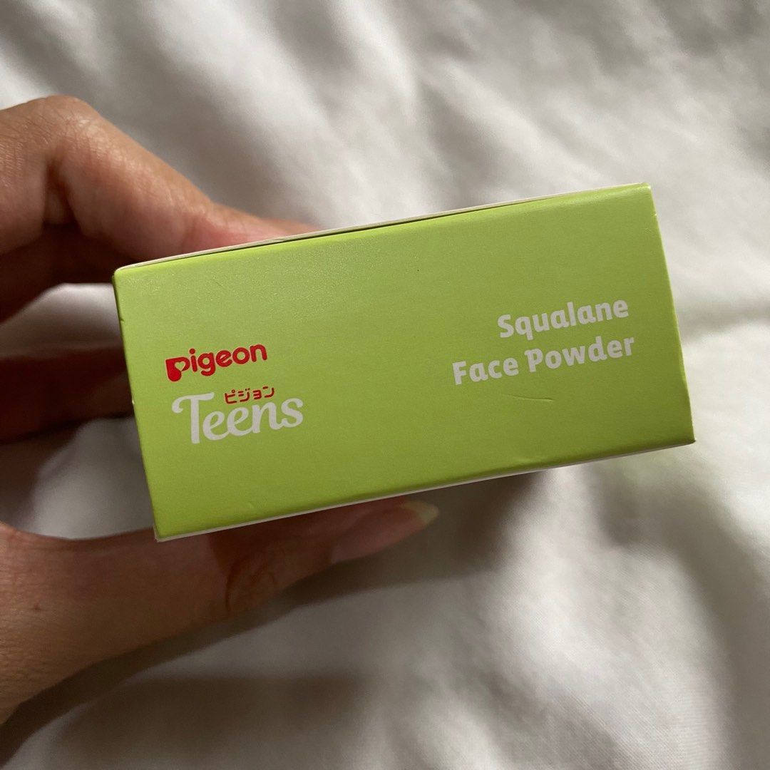 [NEW] PIGEON Face Powder Bedak Tabur Kulit Berjerawat - Squalane (Hijau ...