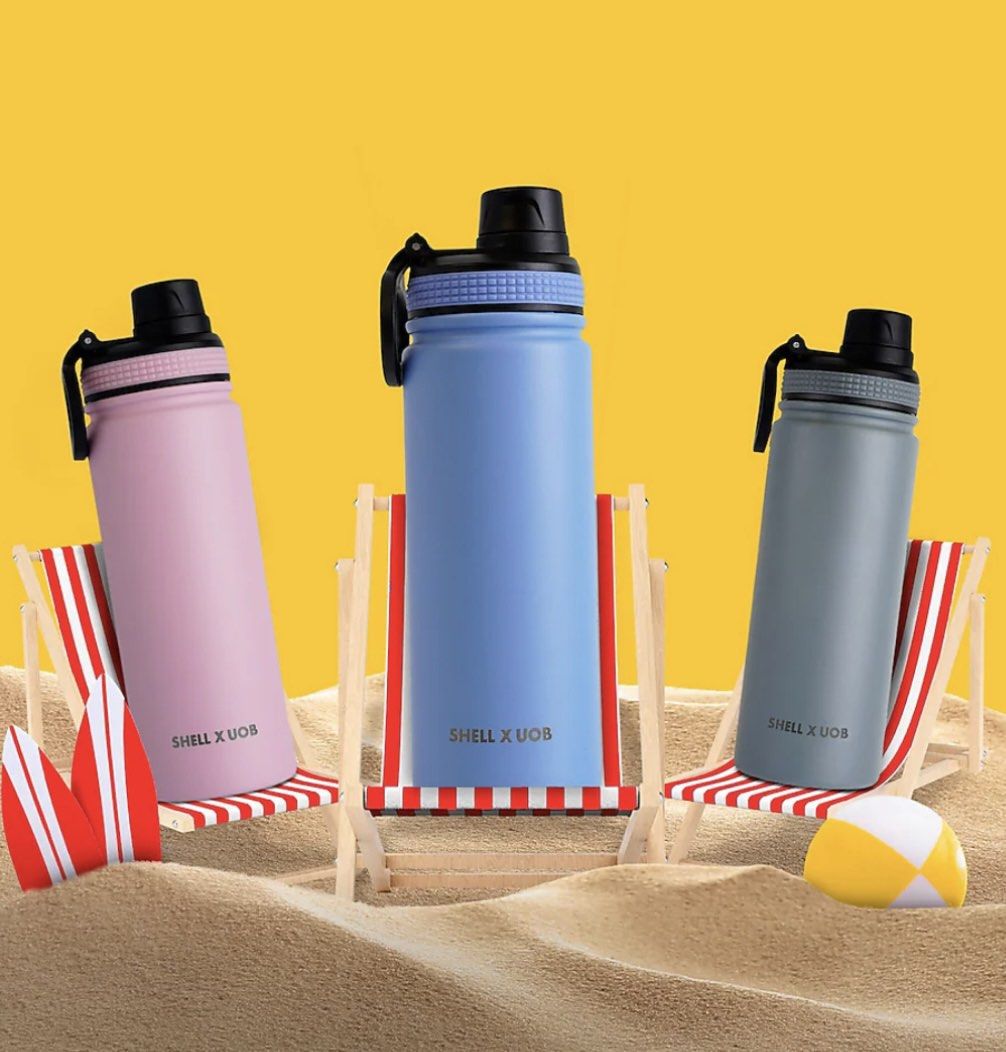 Oasis Sports Bottle 550ml (Shell x UOB) Grey only , Furniture & Home ...