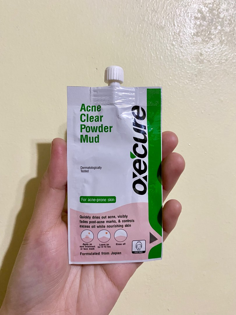 Oxecure acne clear powder mud 5g, Beauty & Personal Care, Face, Face ...
